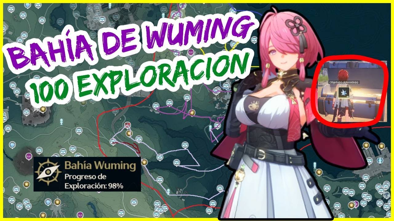 Bahía de Wuming 100% Exploracion - Wuthering Waves - Ruta de Cofres - YouTube