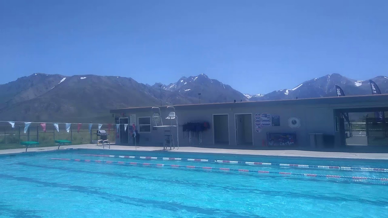 Mammoth lakes swimming pool - YouTube