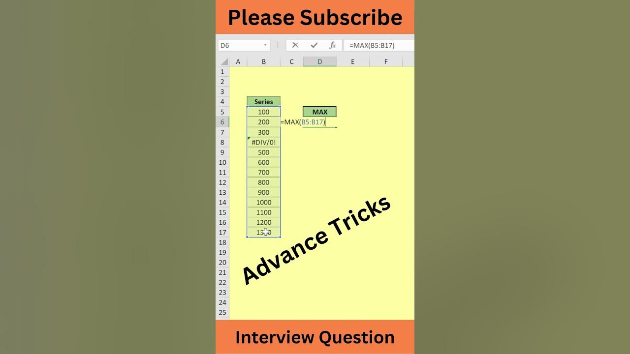 Excel Tips & Tricks in Excel #exceltricks #shortsfeed #excel #exceltips #shorts #exceltutorial ...
