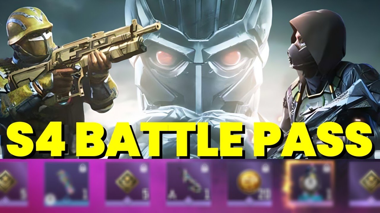 NEW BATTLE PASS REWARDS FOR SEASON 4, BP SUBSCRIPTION, & GROUND REWARDS ...