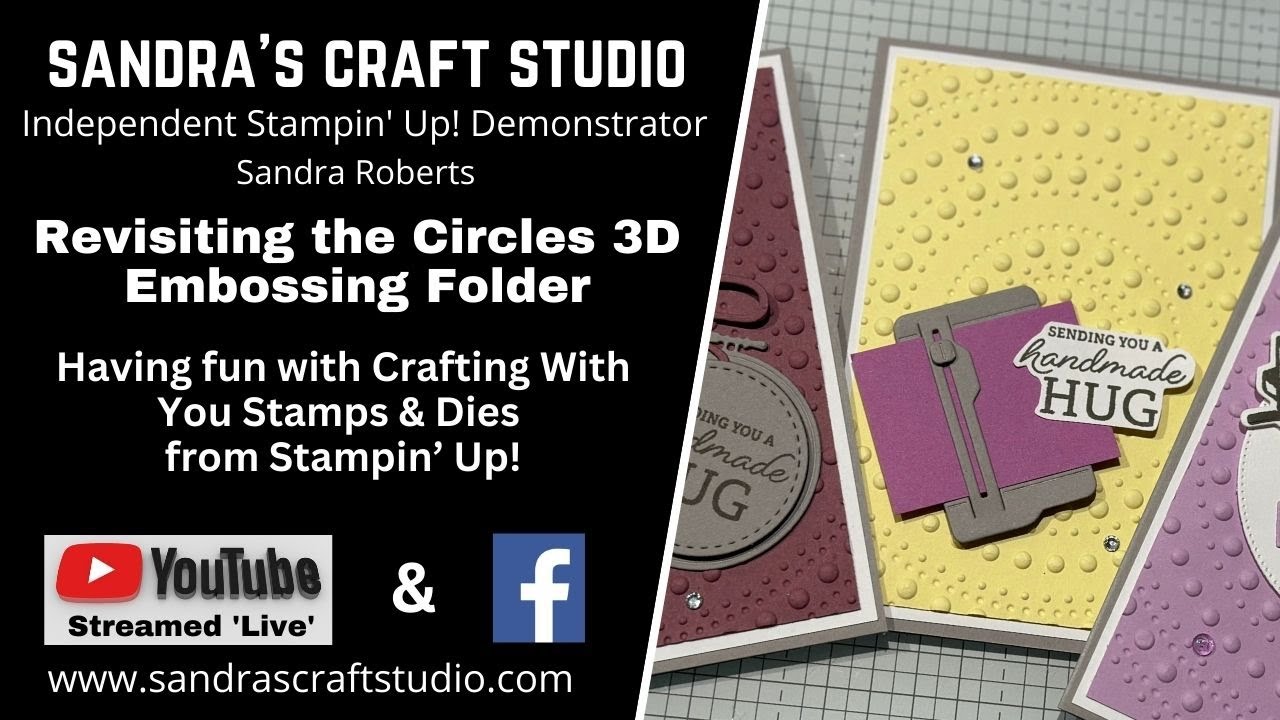 🔴LIVE : Revisiting Circles 3D Embossing Folder - YouTube