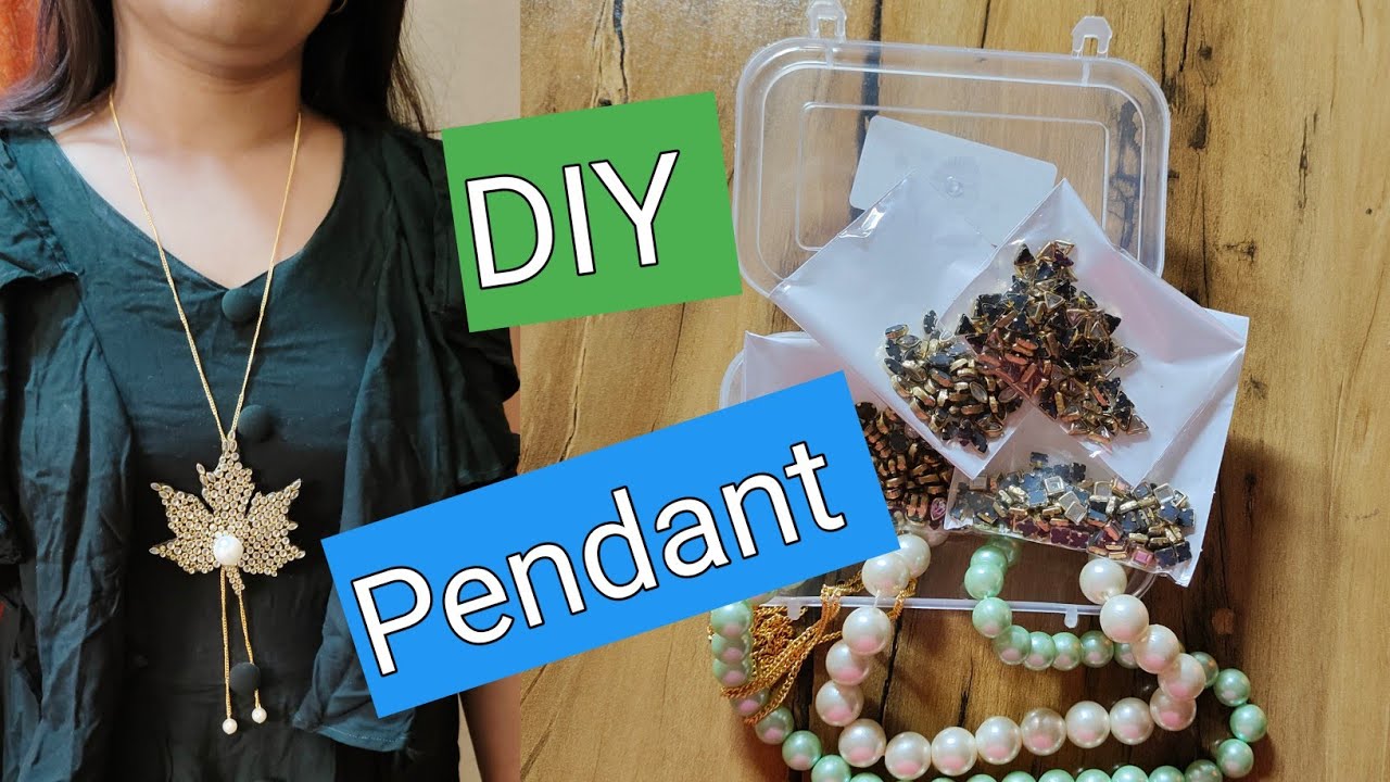 Pendant making ideas /How to make beautiful pendant at home#jewellery# ...