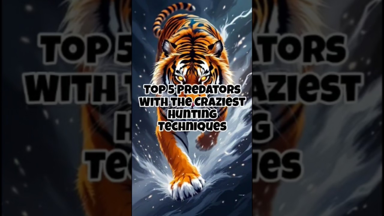 Top 5 Predators With The Craziest Hunting Techniques - YouTube