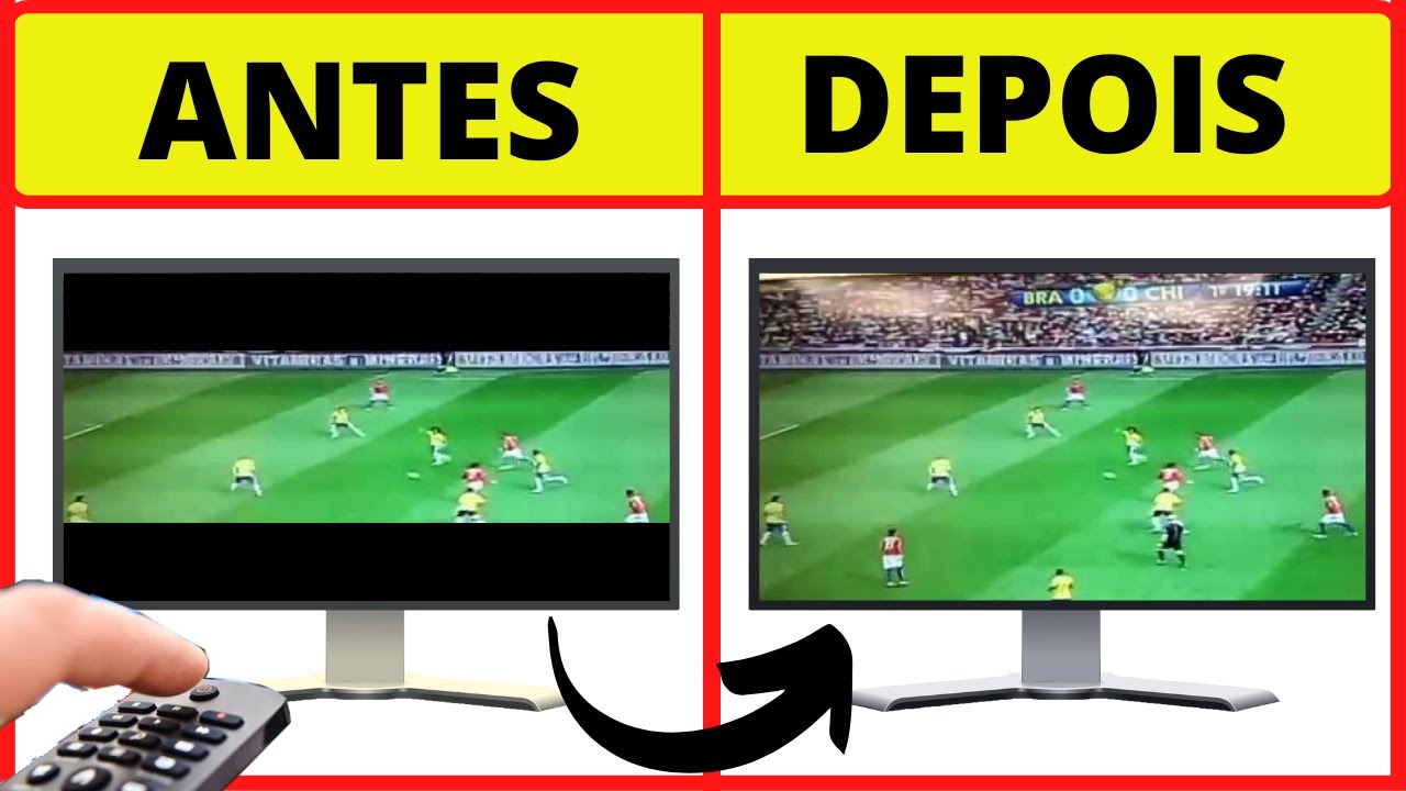 Como Aumentar a Tela da TV PHILIPS Tirar Faixa Preta (FÁCIL PELO ...
