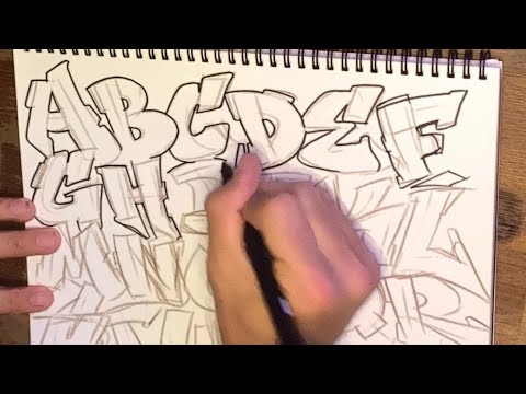 ABC Graffiti Lettering - Blackbook Styles