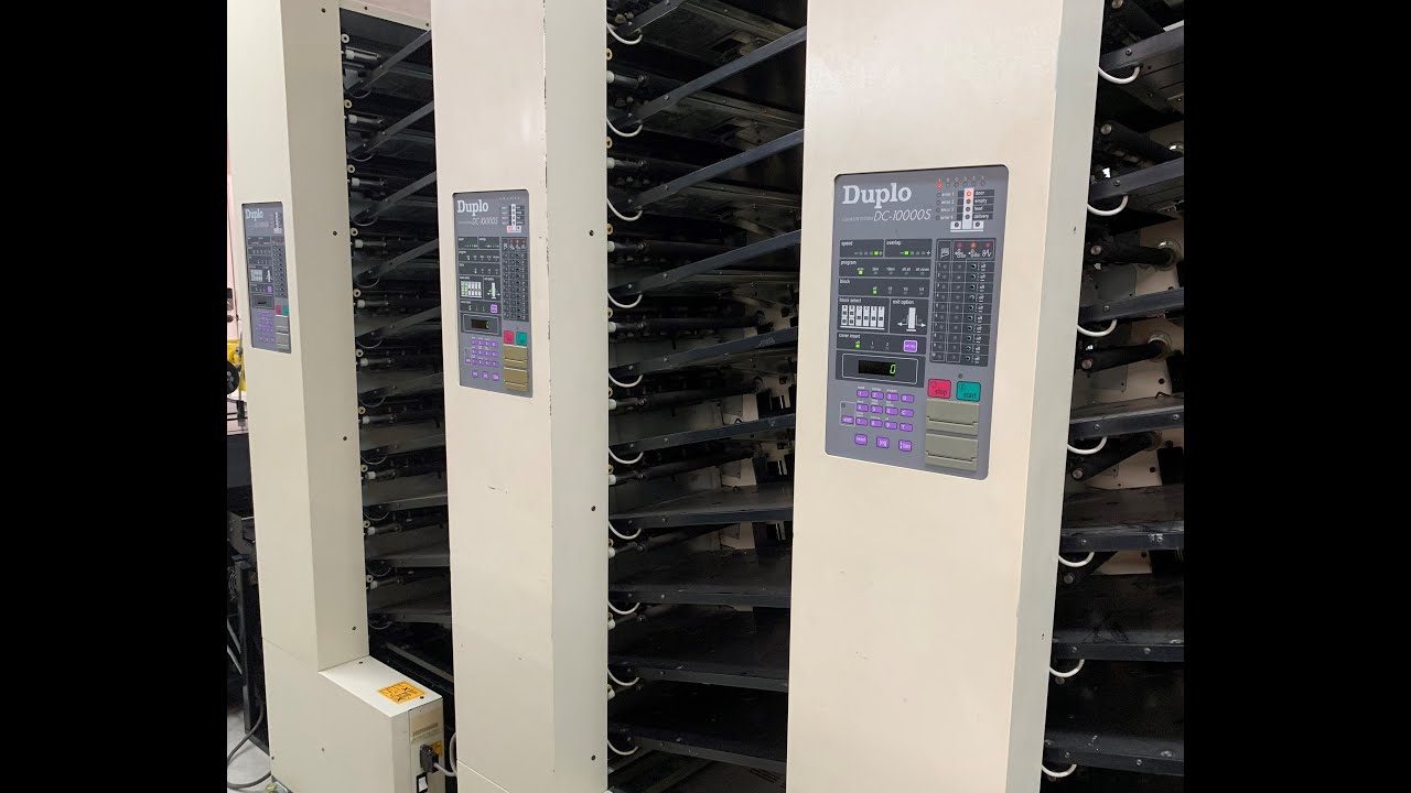 DUPLO DC10000S 3 TOWER COLLATOR SYSTEM - YouTube