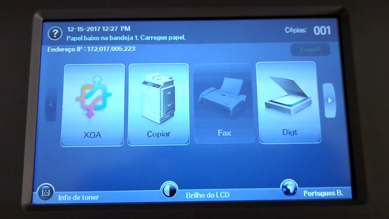 Digitalizar duplex e recursos samsung SCX 6555 - YouTube