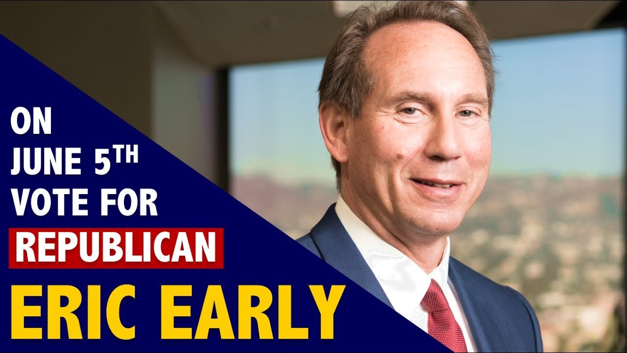 Vote ERIC EARLY for California Attorney General - YouTube