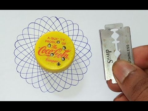 New Free Hand Bottle Cap Tricks Simple Hack Craft Design - YouTube