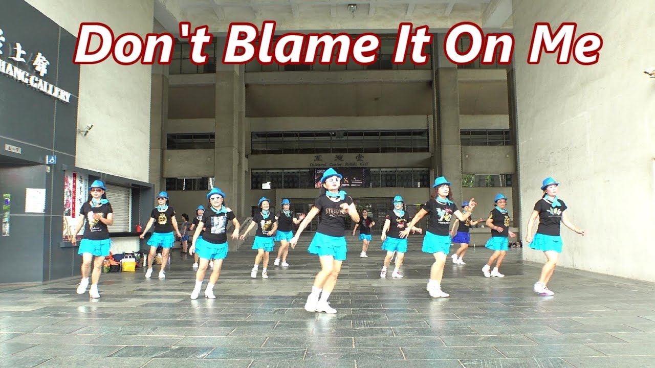 Don't Blame It On Me│Line Dance by Dolly Kingsley & Kristin Kingsley ...