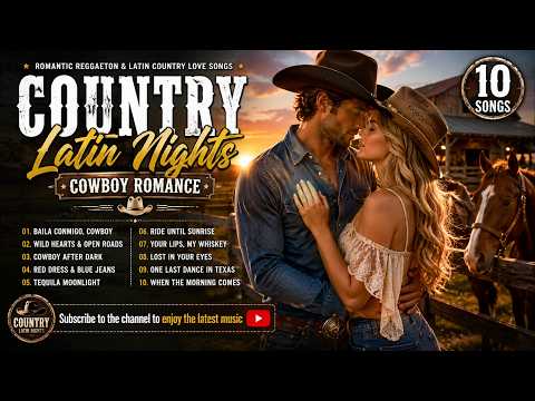 FULL ALBUM MIDNIGHT TEXAS 🤠🌙 | Romantic Country & Latin Country Love Songs | Cowboy Romance