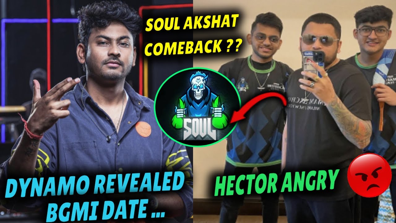 Dynamo Revealed Bgmi Date 😲 | Hector angry 😡 | Mazy Rejected s8ul Godl ...