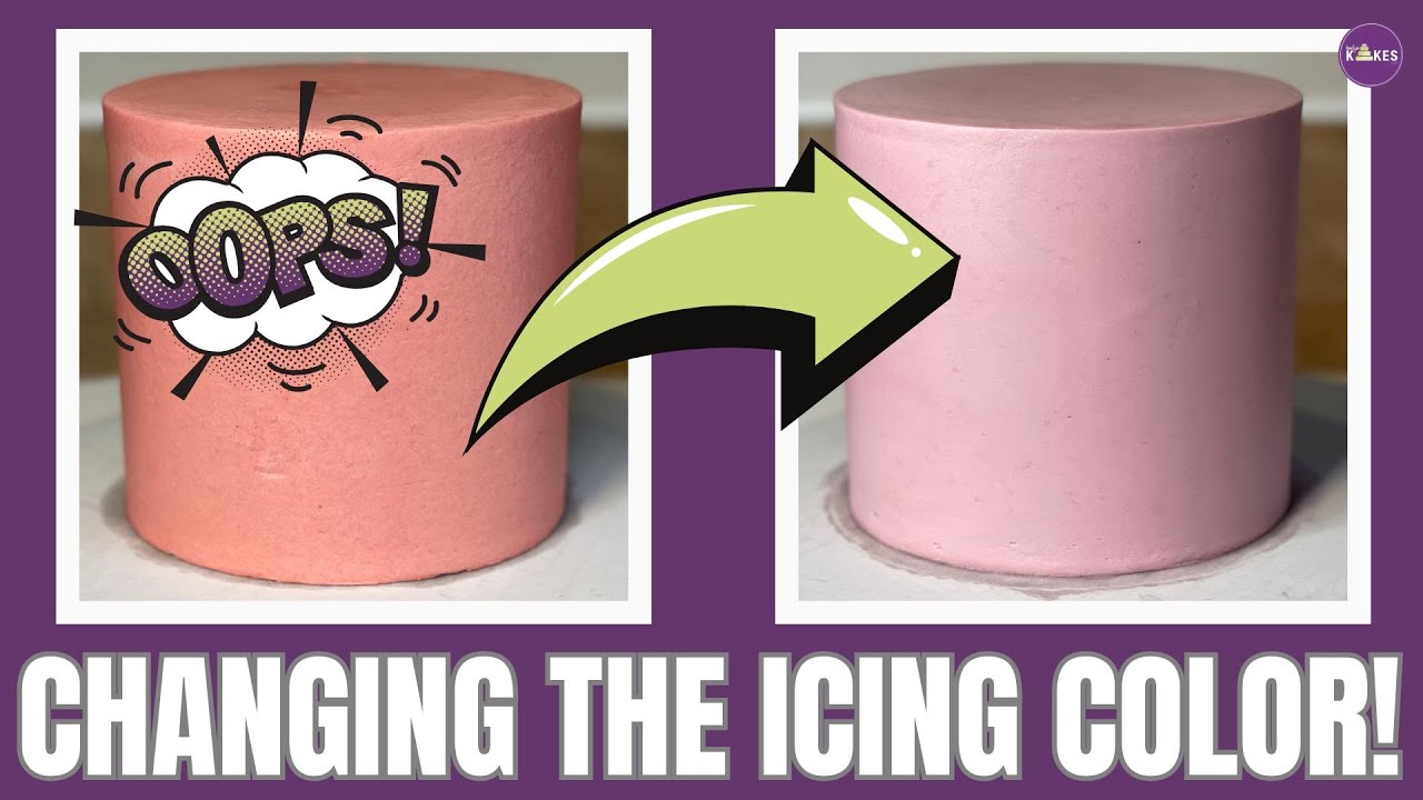 When Cakes Go Wrong | Changing The Icing Color! - YouTube