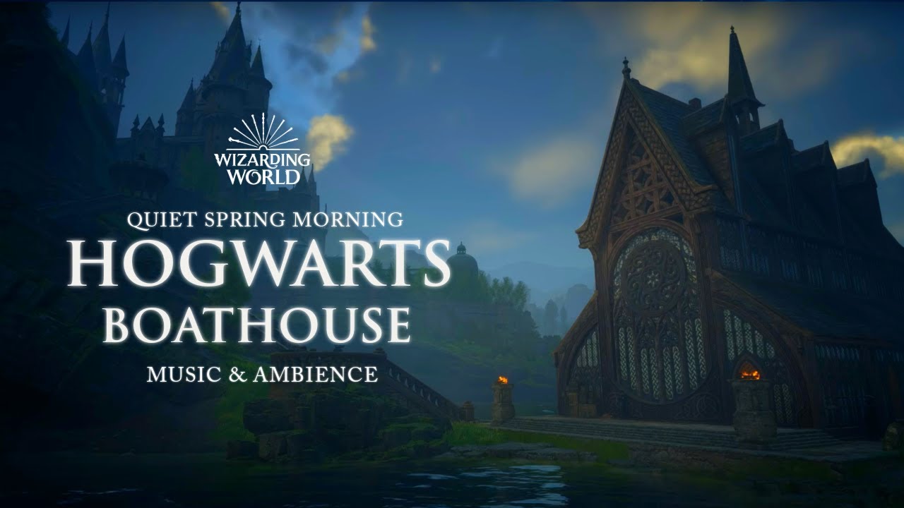 Spring Morning at the Hogwarts Boathouse | Harry Potter Music ...