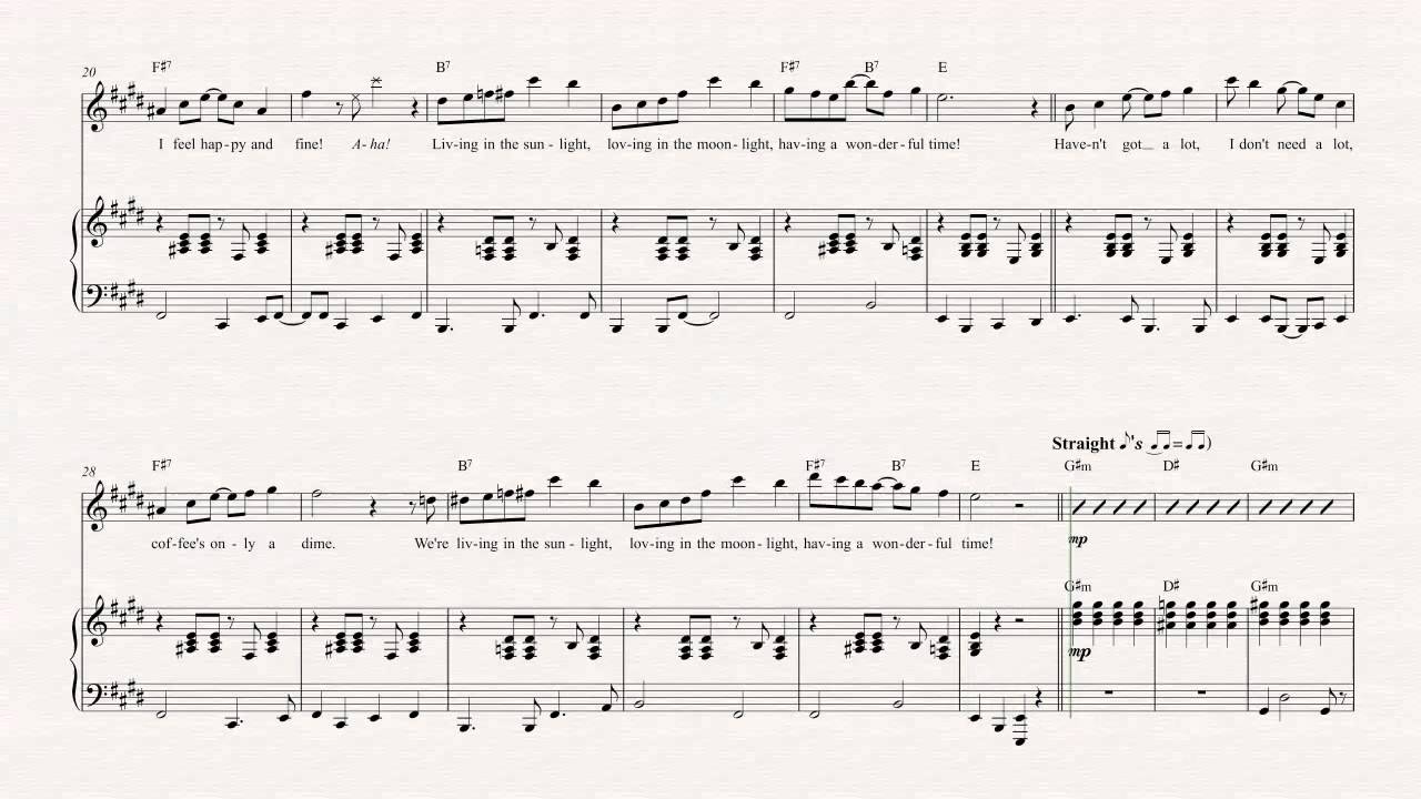 Flute - Living in the Sunlight - Tiny Tim - Sheet Music, Chords ...