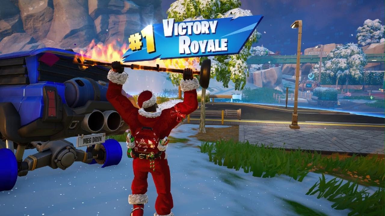 *NEW* BEARD ON GLASSES ON HAT ON SANTA SHAQ SKIN IN FORTNITE PS5 + A ...