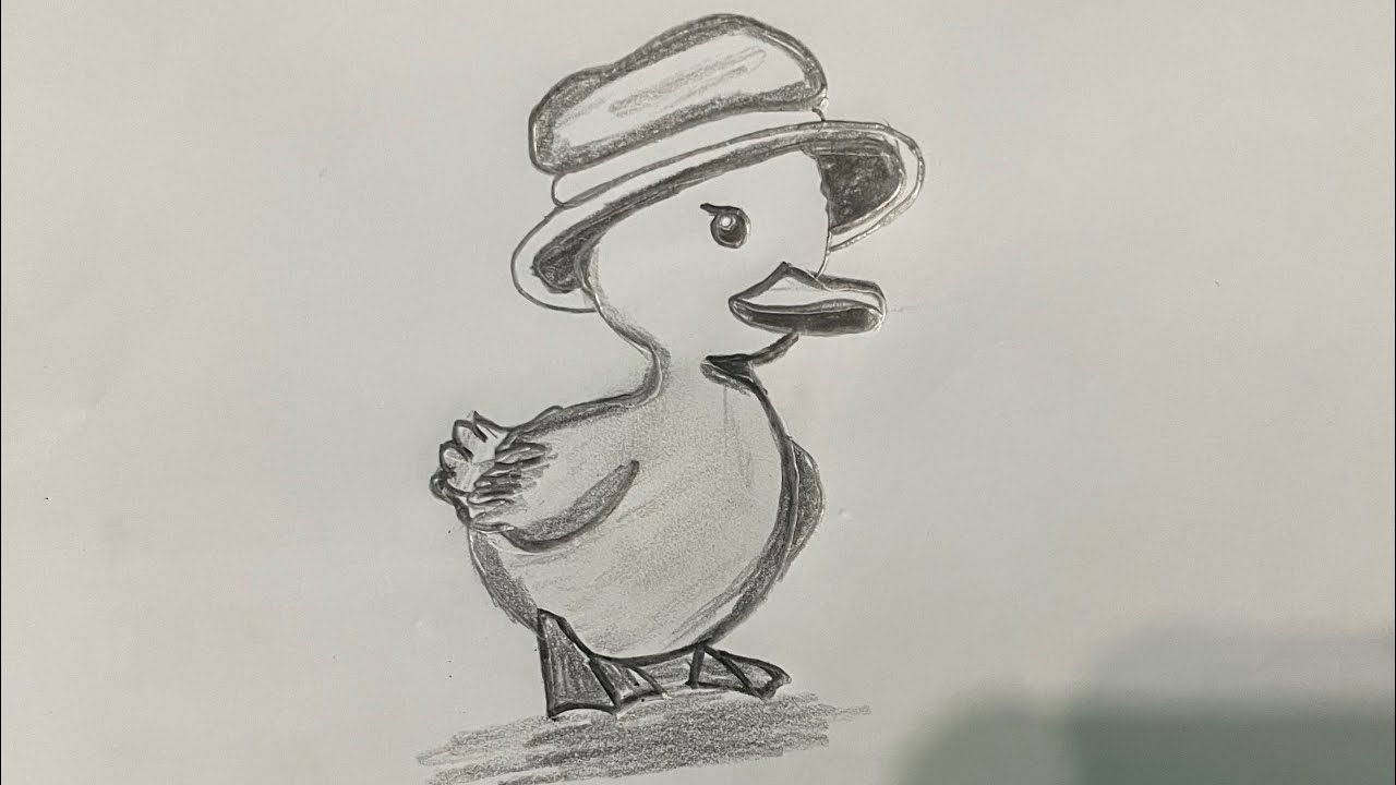 How to Draw a Duck | Easy Duck Drawing for Kids and Beginners - YouTube