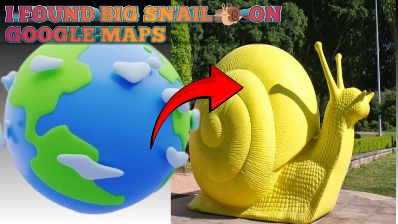 I found big snail 🐌 on Google Earth and Google maps #googleearth #viral ...