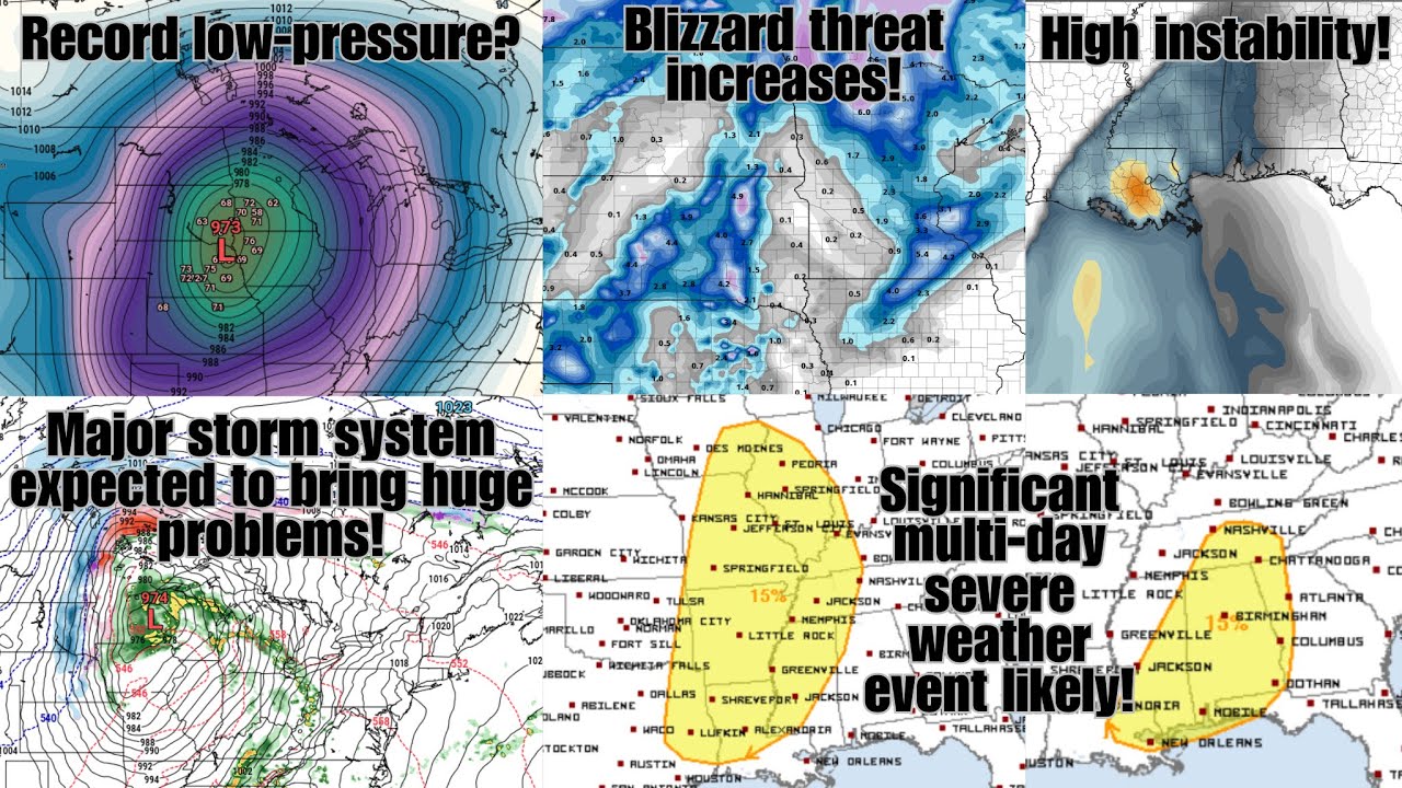 Major storm system to bring a significant multi-day severe weather ...