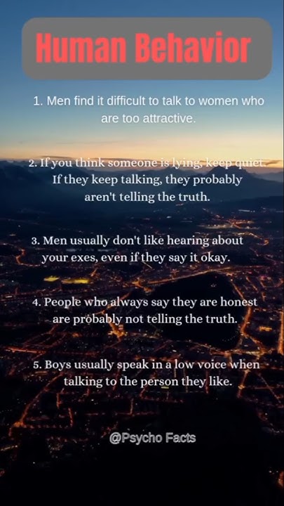 Discover 5 Psychological Truths About Human Behavior 🧠 - YouTube