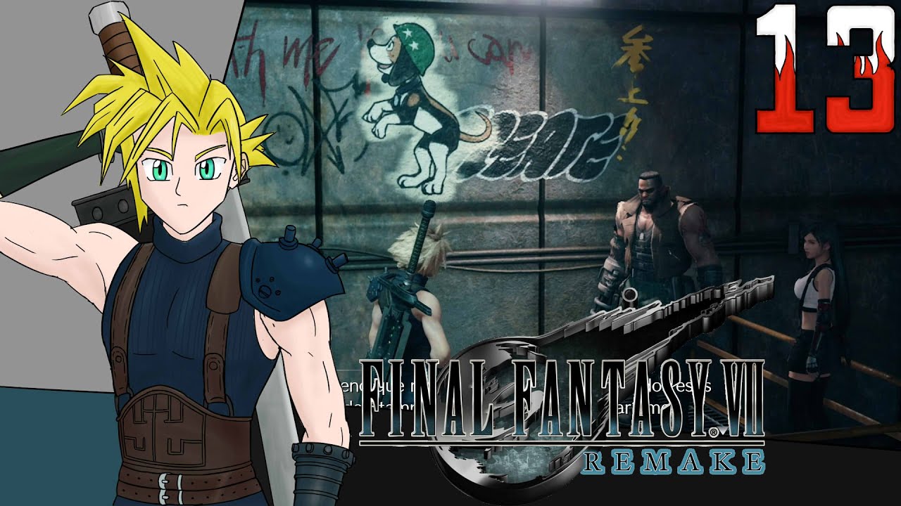 Final Fantasy VII Remake #13 - ¡SIGAMOS LA NARIZ DE STAMP! ¡QUE ASCO DE ...
