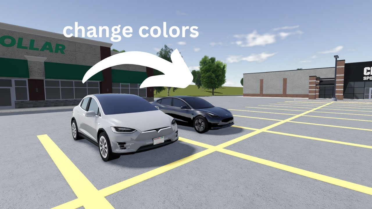 how to change your cars color in greenvile roblox! - YouTube
