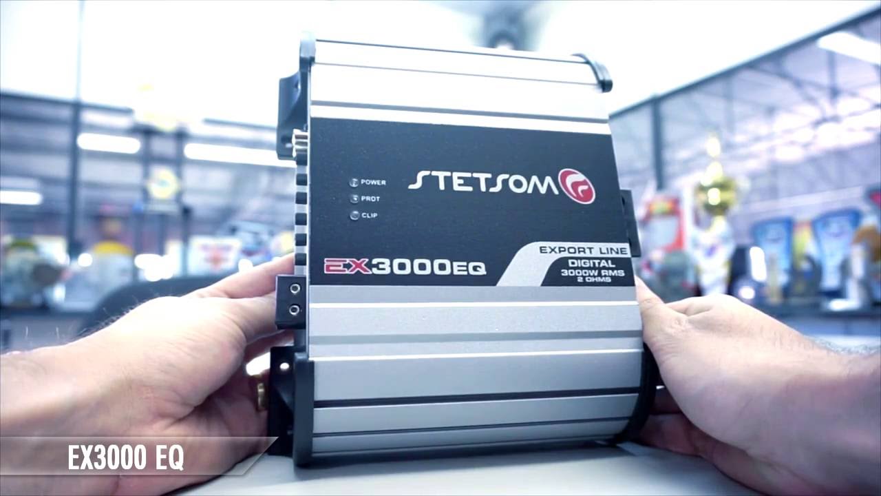 Módulo Stetsom Ex 3000 Eq Amplificador 3000w Rms - YouTube