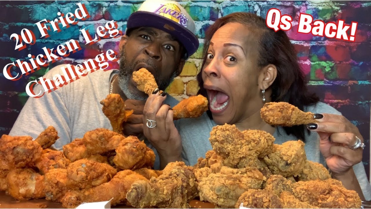 20 CHICKEN LEG CHALLENGE ~ CREATED BY EATING CHALLENGE BOYS | brought ...