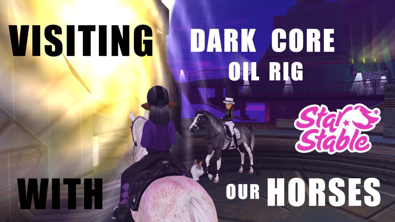 Visiting Dark Core oil rig with horses | SSO - YouTube