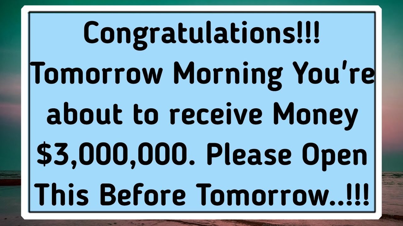 11:11💌God Says, Tomorrow Morning You're About To Receive Money🌈Angel ...