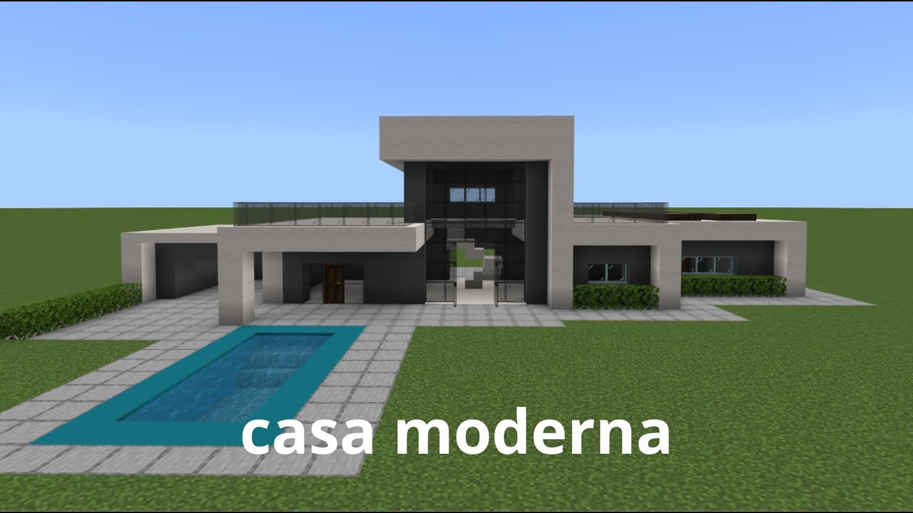 Como fazer uma casa moderna no Minecraft #3 - YouTube