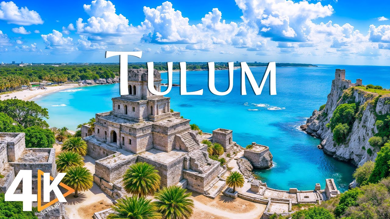 TULUM 4K UHD • Mayan Ruins, Jungle Vibes & Turquoise Waves - YouTube