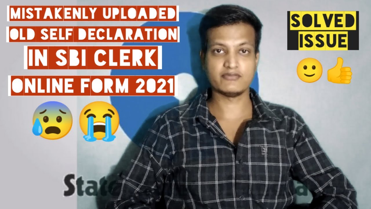 Solution for Sbi clerk 2021 form fill up mistake || What to do if i ...