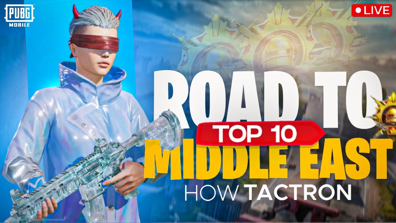 TOTA AND MENA Rank Push || Road To Top 10 || Tactron live || PUBGMOBILE LIVE - YouTube