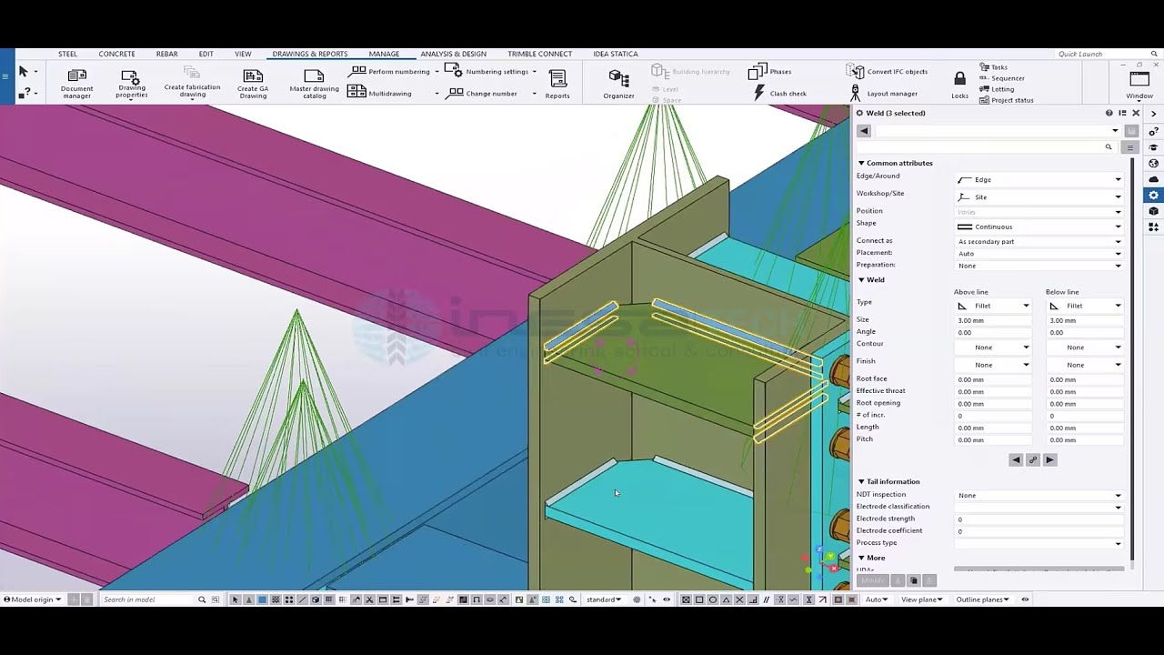 Aplicación de Autodesk Robot, Revit, IDEA StatiCa y Tekla para un ...