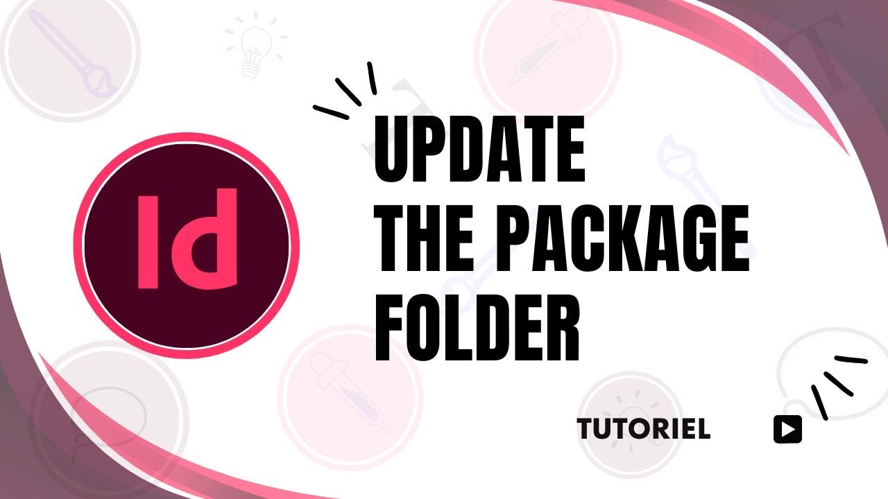 How to update the package folder in InDesign - YouTube