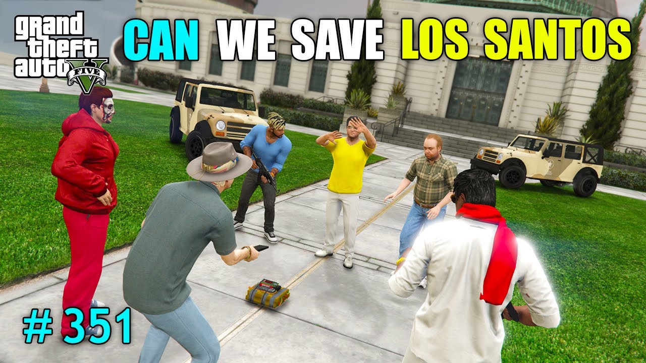 VOLCANO BLAST IN LOS SANTOS | CAN MICHAEL SAVE LOS SANTOS | GTA V ...