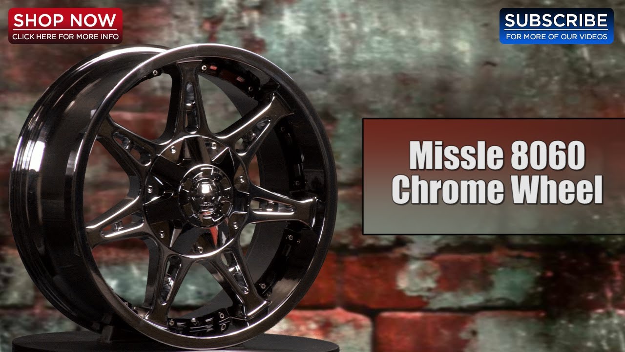 MAYHEM WHEELS Missile 8060 Chrome - YouTube