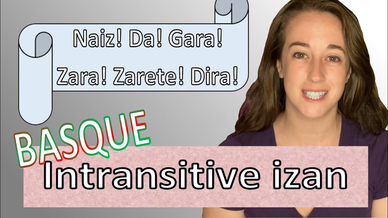 Basque Verb IZAN | Info & Intransitive Present Tense | Learn Basque ...