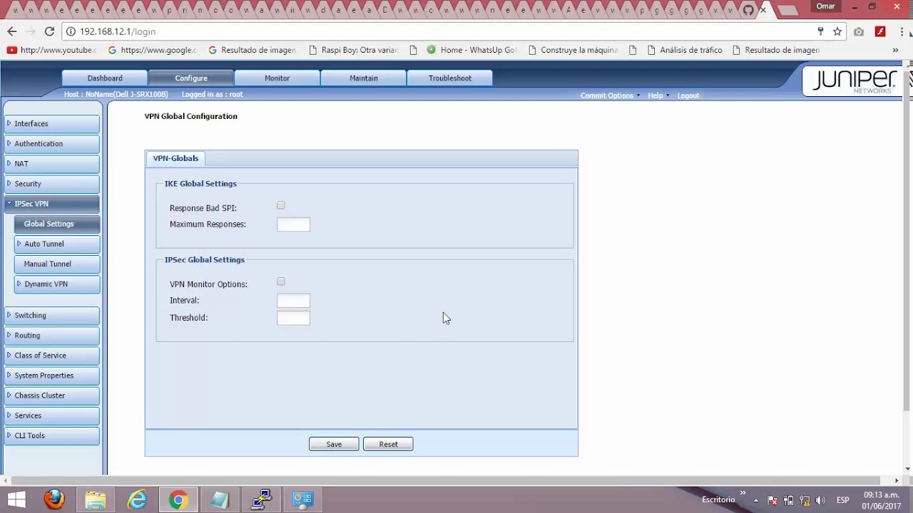 Configuracion de VPN juniper - YouTube
