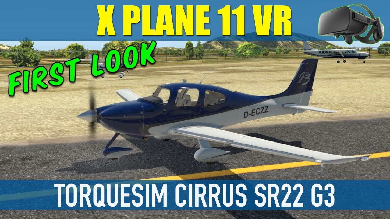 In Flight Review Of TorqueSim Cirrus SR22 G3 - XP11 VR FSEconomy - YouTube