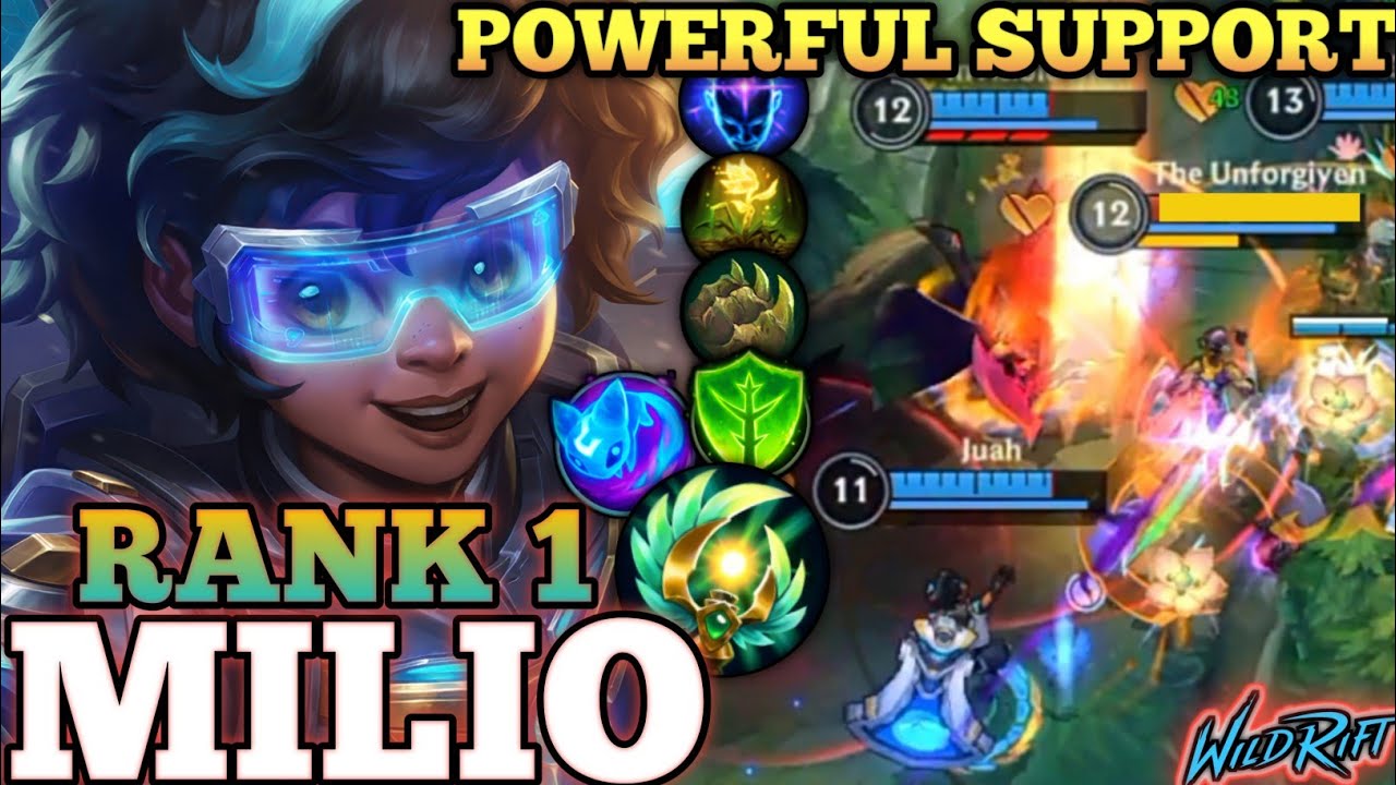 MILIO POWERFUL FAST HEAL SUPPORT! BEST META BUILD ABUSE - TOP 1 GLOBAL ...