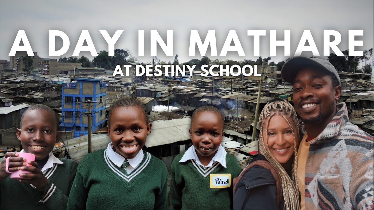 A Day In Mathare | School Visit | Interacial couple | living in Nairobi ...