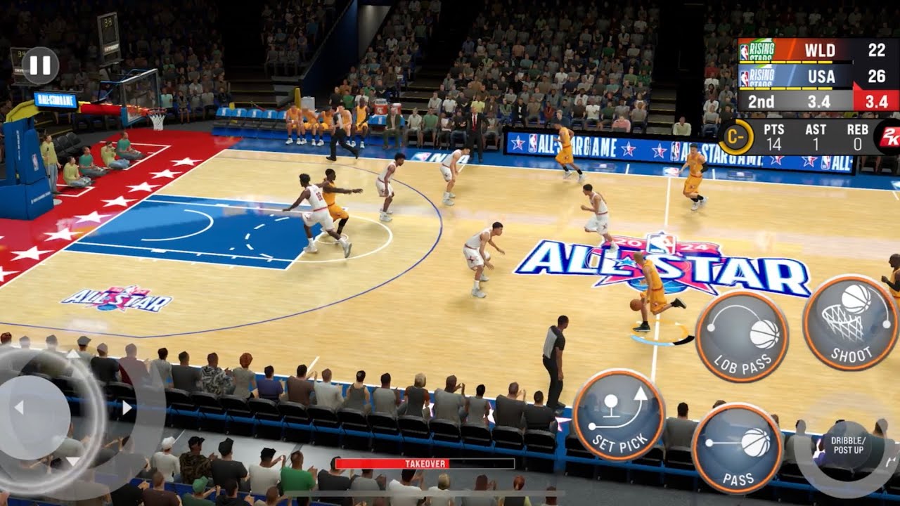 2023 NBA Rising Stars Game | 2023 NBA All-Star on NBA 2K23 Mobile - YouTube