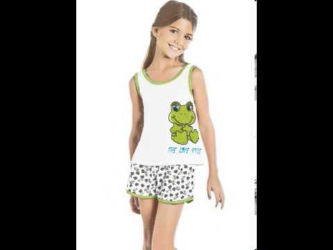 moda intima infantil - YouTube