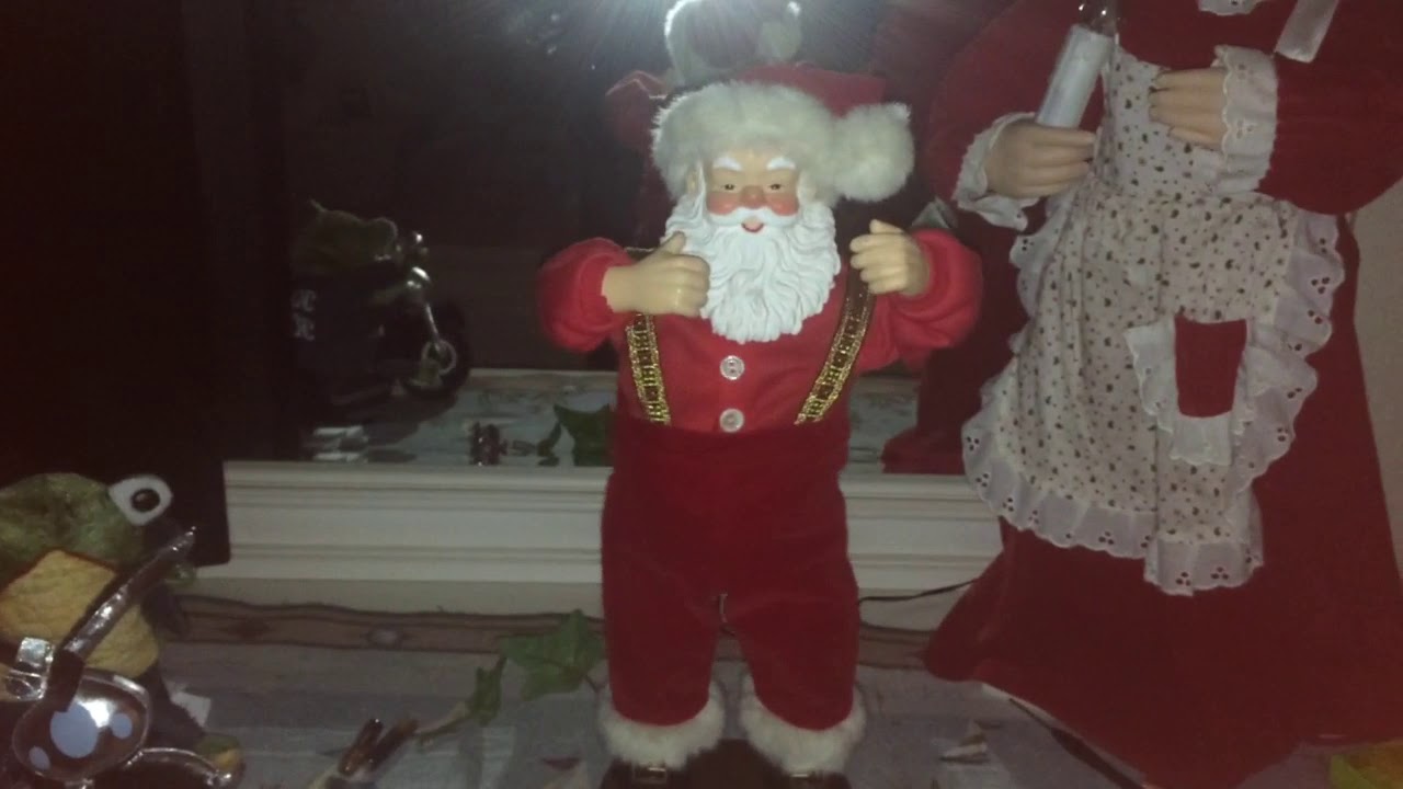 Rock santa collectibles Jingle bell rock santa - YouTube