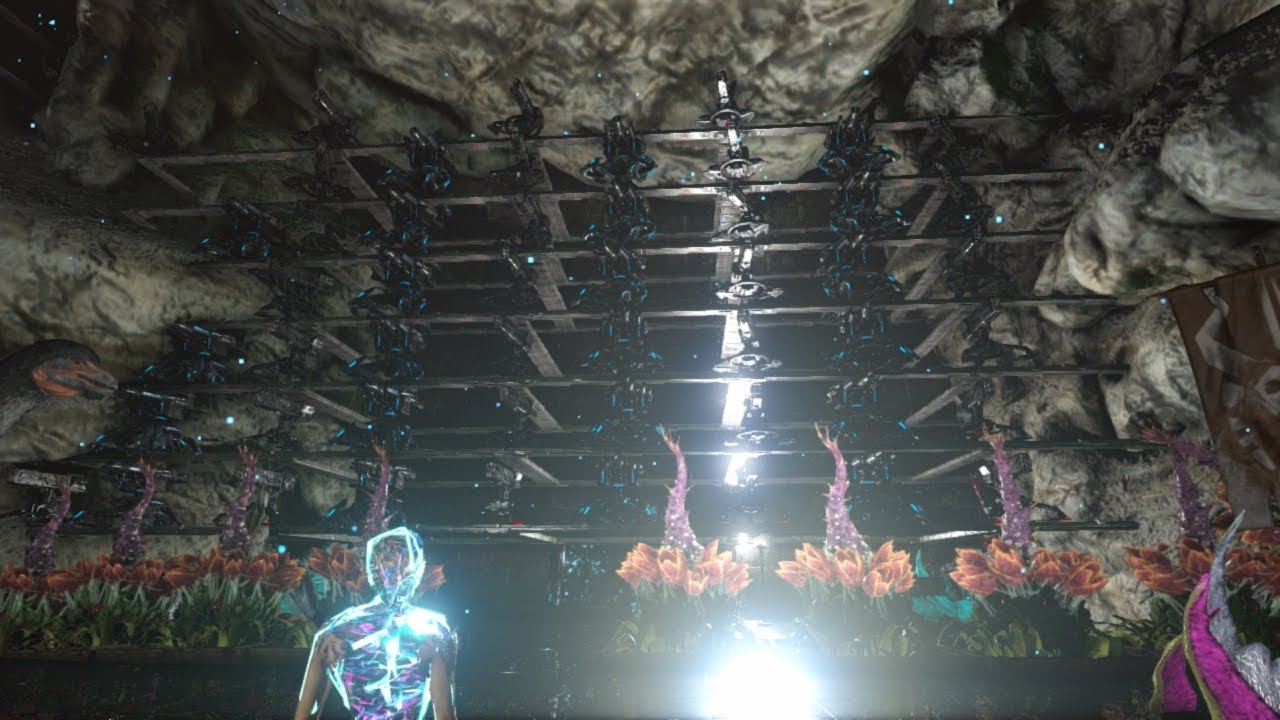 Dark cave base tour ragnarok(part 1) - YouTube