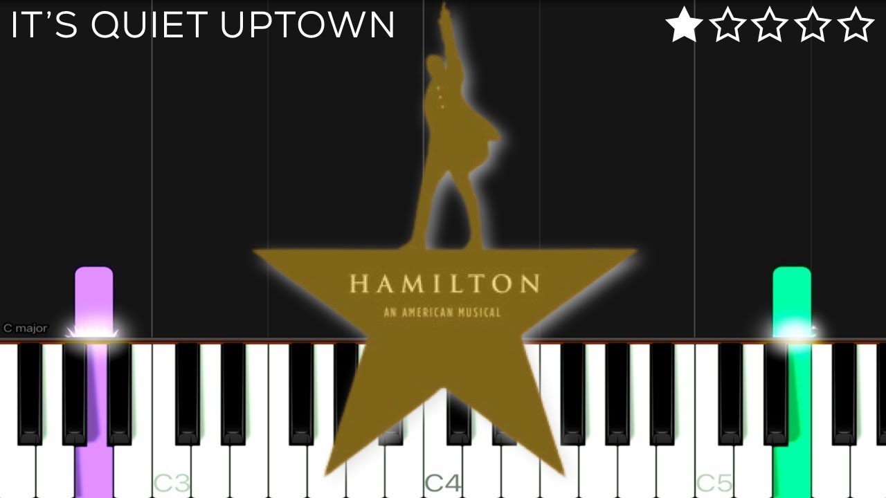 Hamilton - It's Quiet Uptown | EASY Piano Tutorial - YouTube