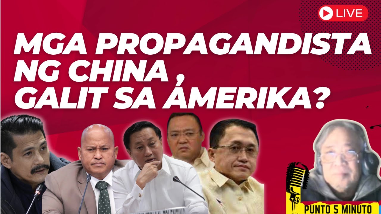 MGA PROPAGANDISTA NG CHINA, GALIT SA AMERIKA? - YouTube