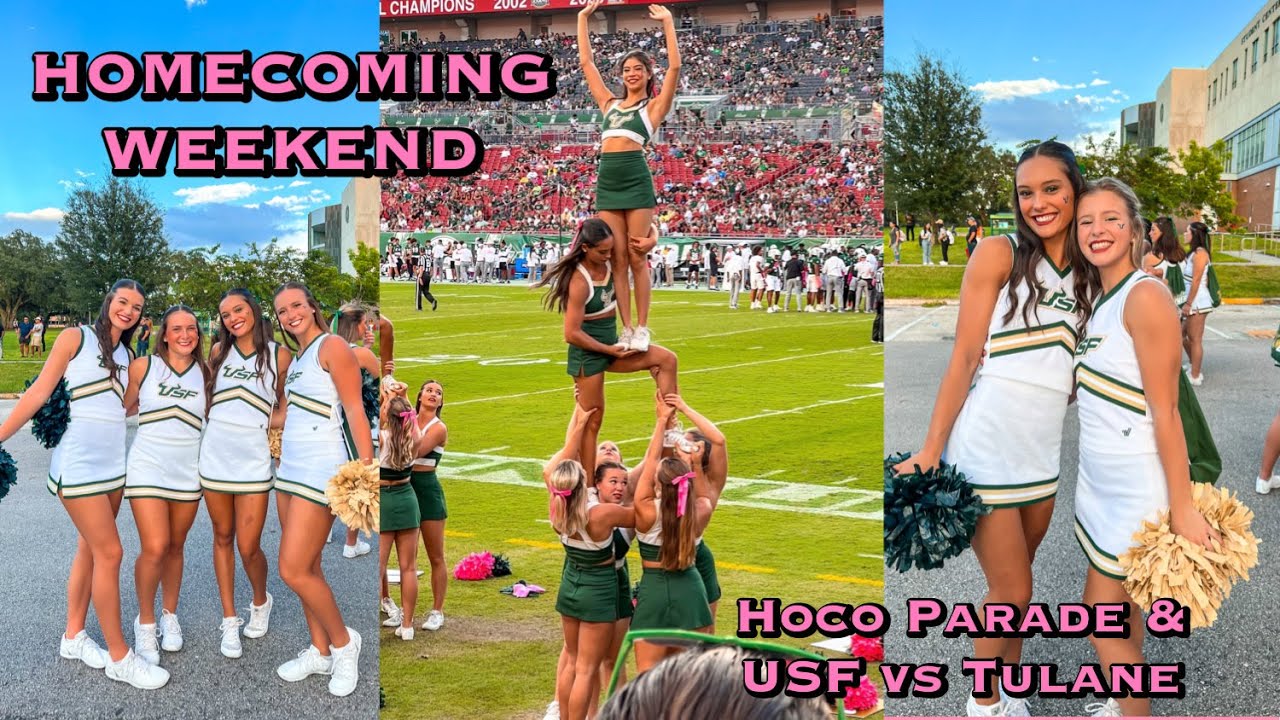 homecoming weekend- parade and game day vlog - YouTube